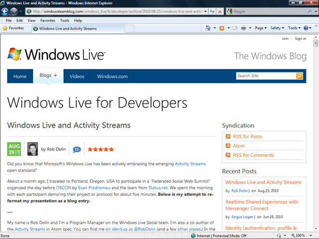 OakLeaf Systems: It’s Déjà Vu All Over Again: Live Services Rejoins the ...
